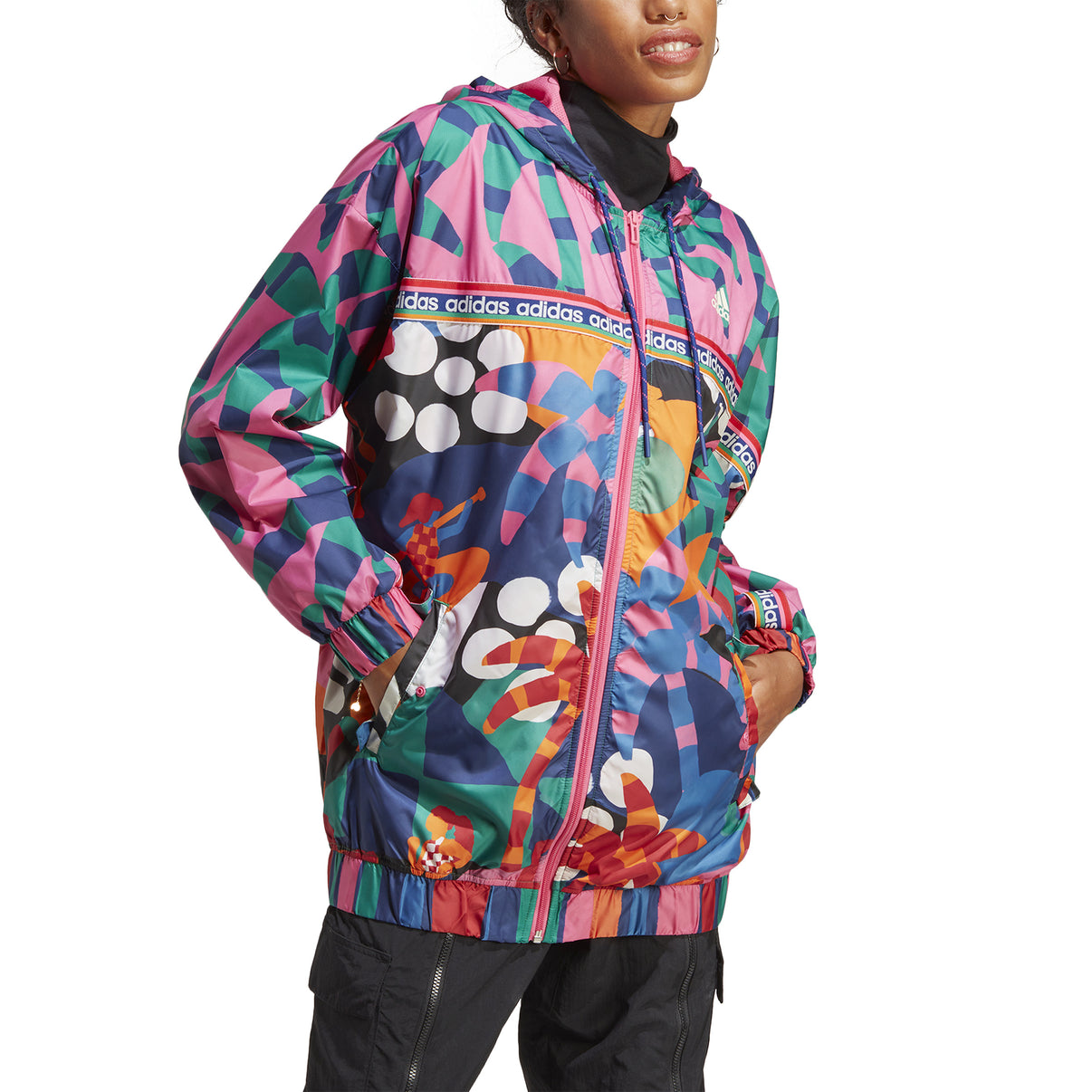 adidas FARM Rio Jacket | Women's – stripe 3 adidas